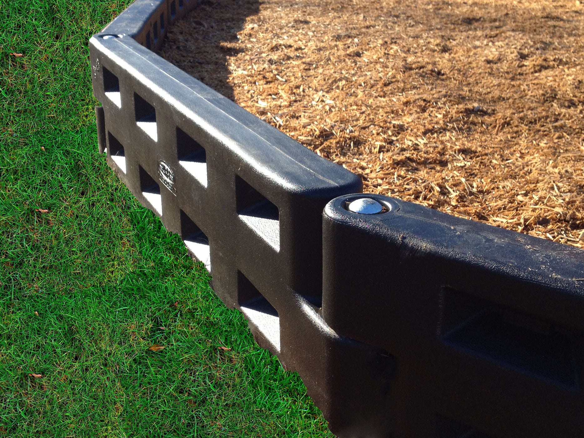 Action Play Systems 12" Playground Plastic Border with Spike APS-Borde ...