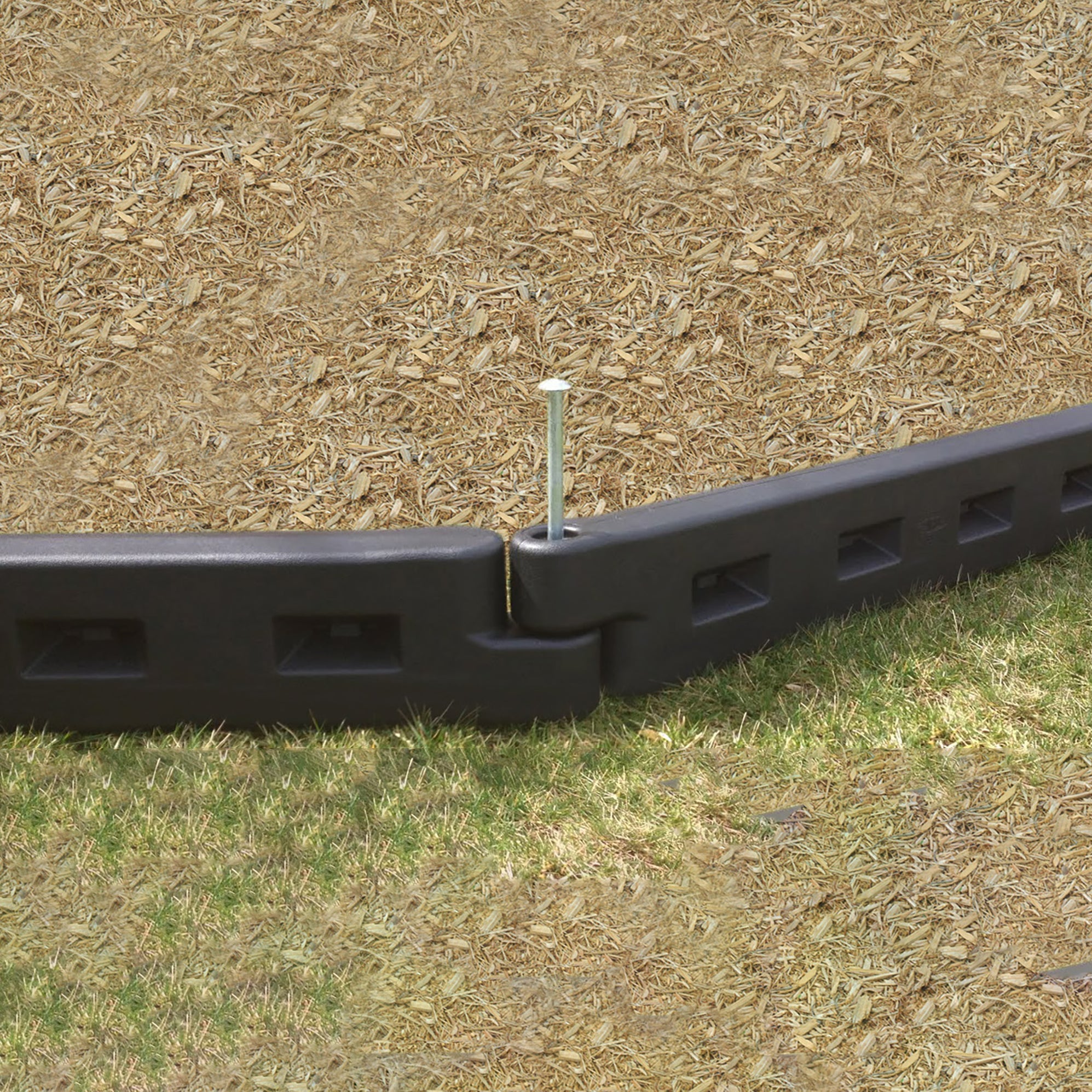 Action Play Systems Commercial 8" Playground Plastic Border with Spike ...