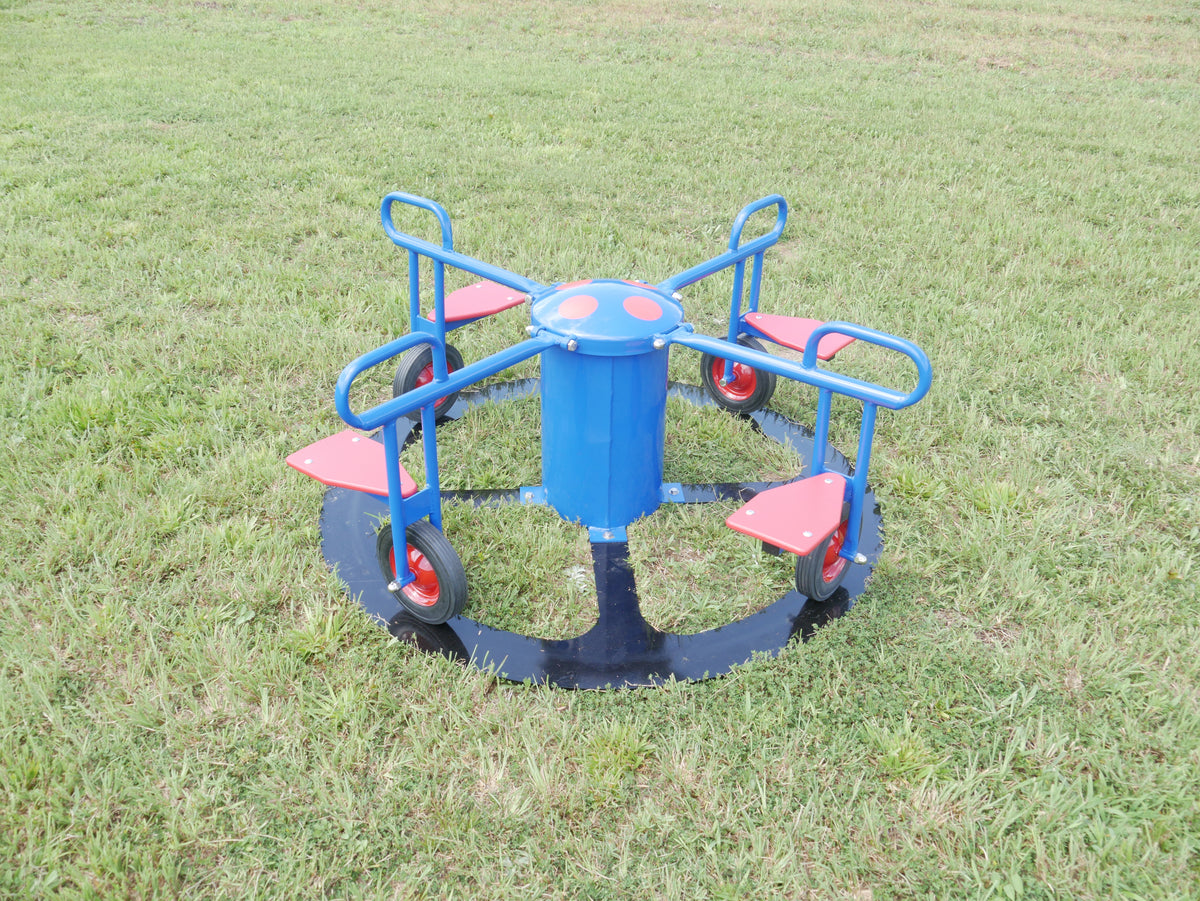 Infinity Playgrounds Commercial Mini Cycle 4 Seat Play Rider IP-5023 ...