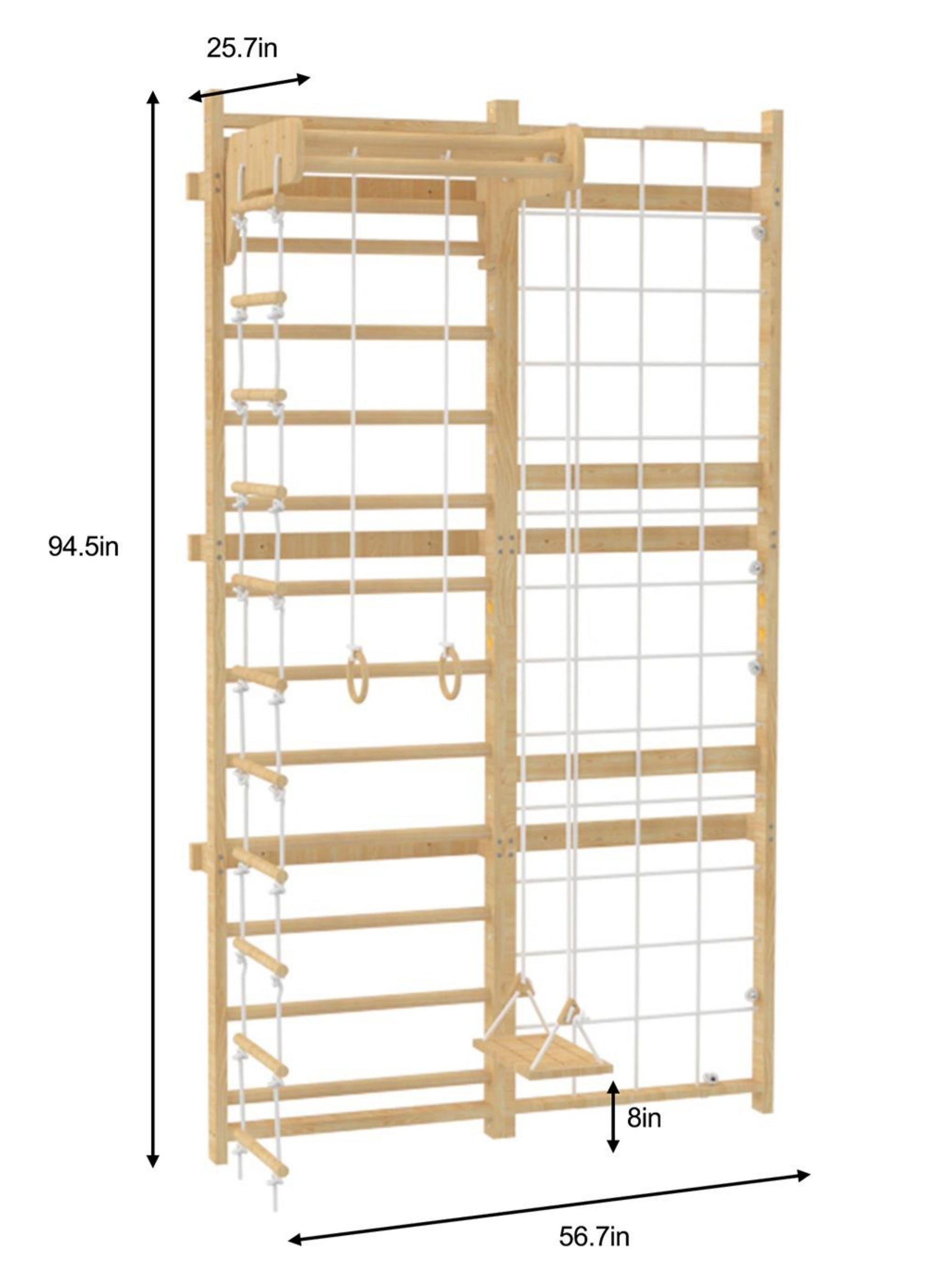 Avenlur Neem Swedish Wall Ladder & Indoor Wooden Climber for Kids – Ho ...