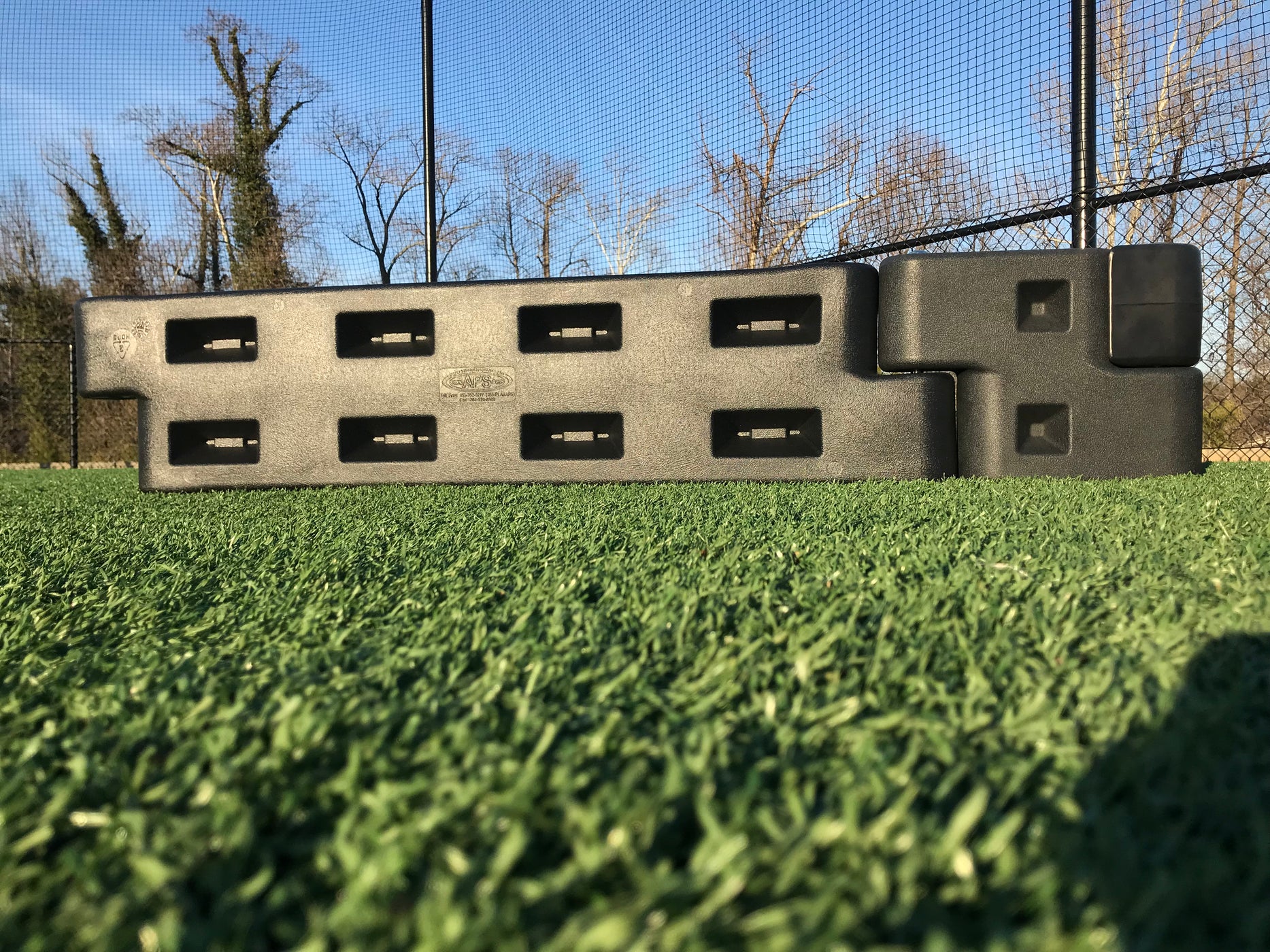 Action Play Systems Commercial 12" Playground Plastic Border with Spik ...