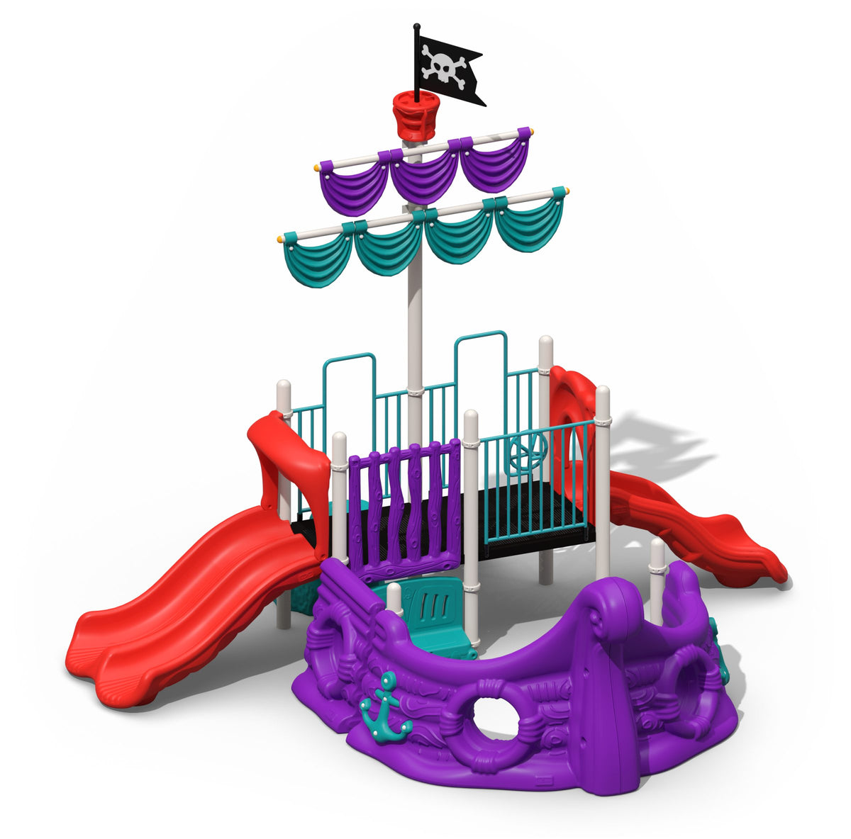 Custom Playground Equipment Pirate Life Playground Set CPP-212 ...