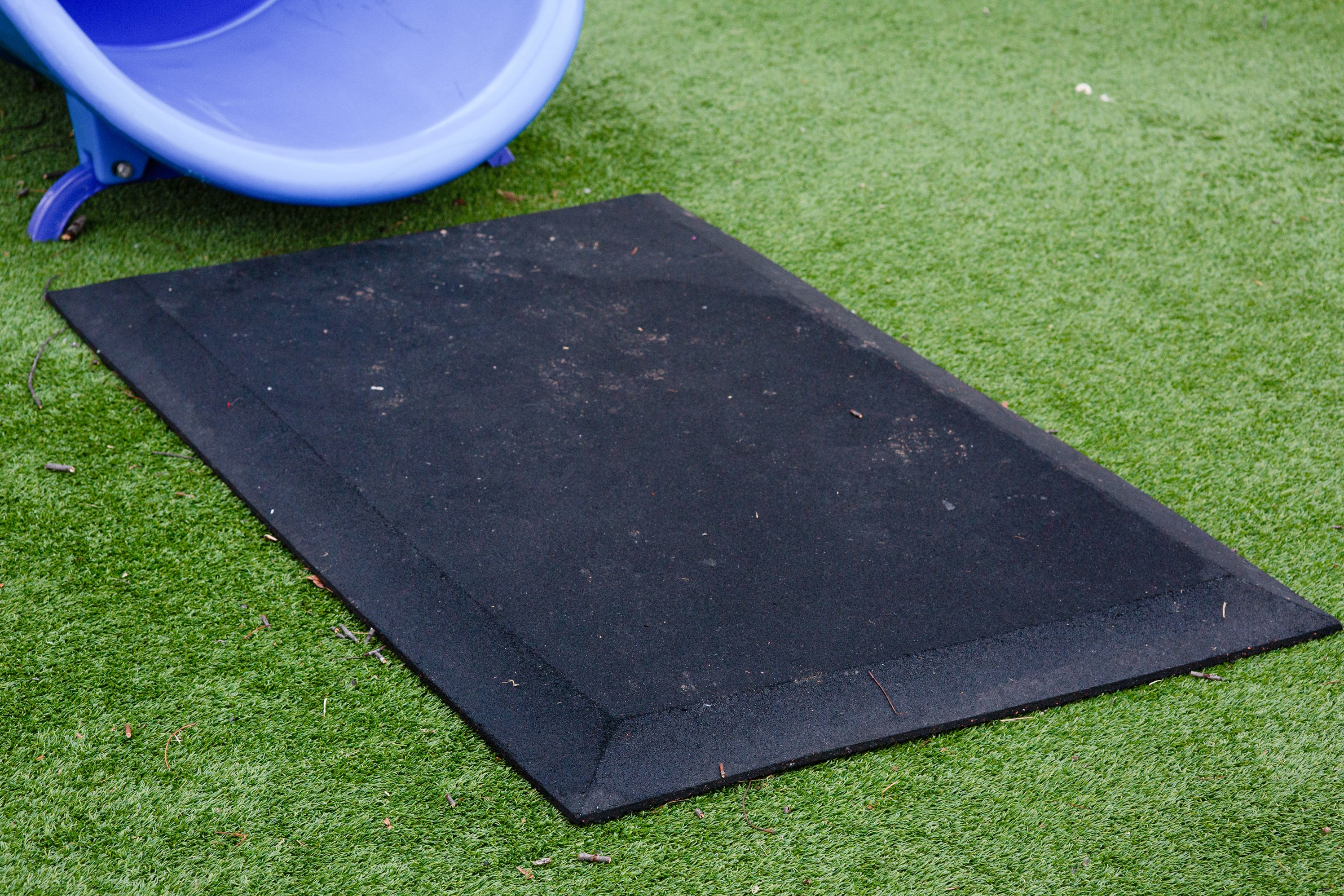 Action Play Systems Commercial Swing and Slide Rubber Playground Mat A ...