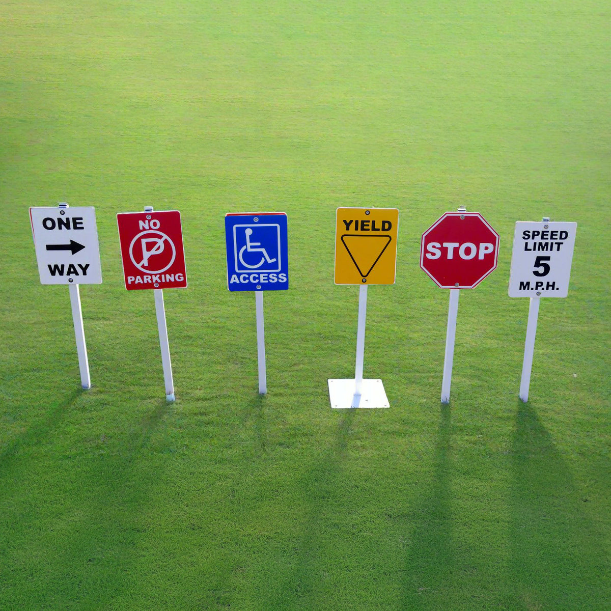 Infinity Playgrounds Trike Paths Traffic Signs IP-5014, IP-5020 ...