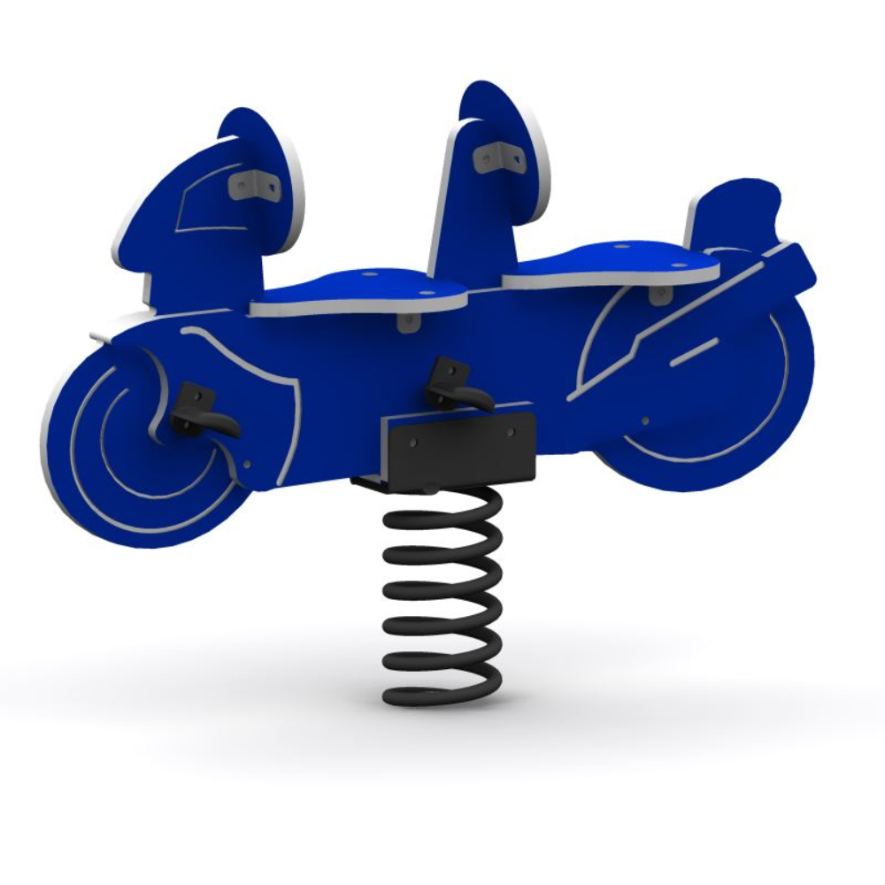 Childforms 2- Seat Blue Motorcycle Spring Rider SPR-00006 — Kingdom ...