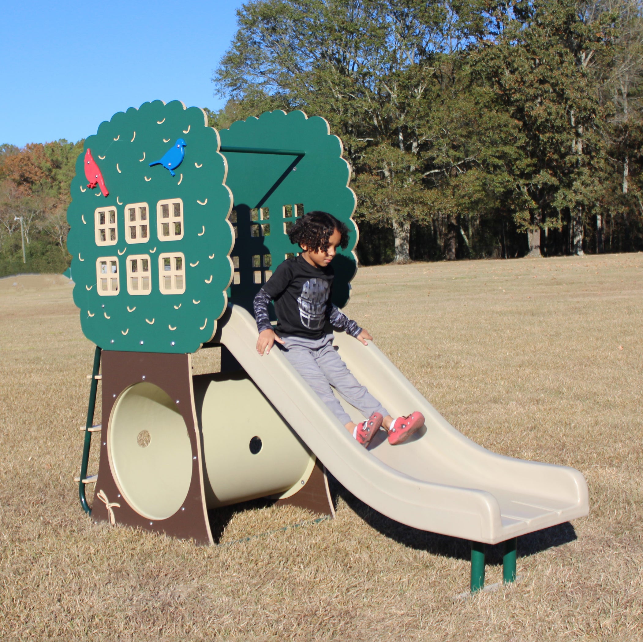 Infinity Playgrounds Treehouse Fun Slide IP-8070 — Kingdom Playground