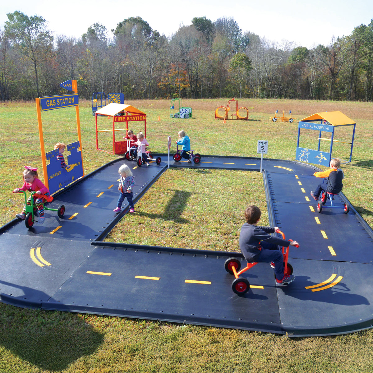 Infinity Playgrounds Commercial Modular Commercial Trike Paths- Instit ...